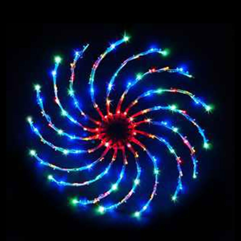 50cm LED Spinner Light – Multicolour – christmas-shack-australia